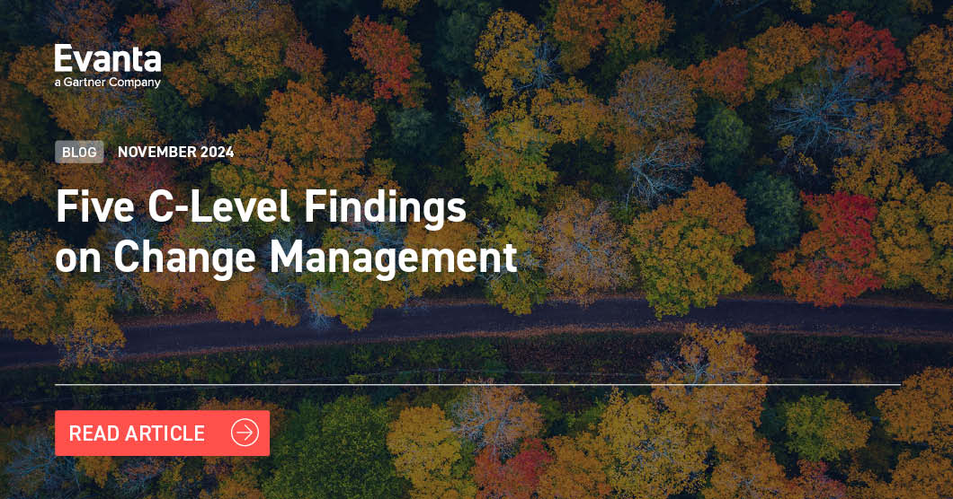 Five C-Level Findings on Change Management