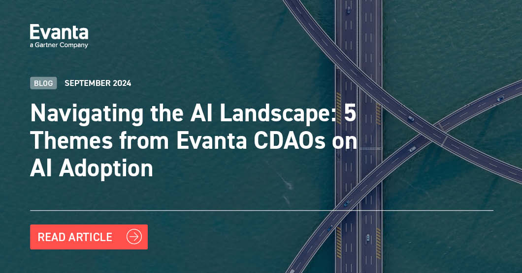 Navigating the AI Landscape: 5 Themes from Evanta CDAOs on AI Adoption