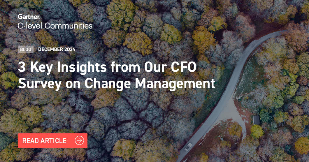 3 Key Insights from Our CFO Survey on Change Management