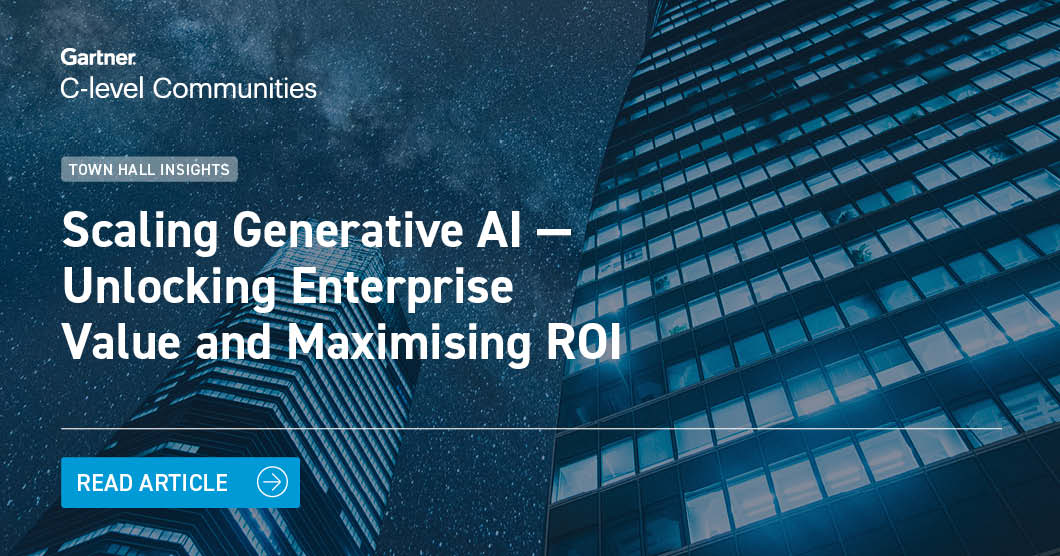 Scaling Generative AI — Unlocking Enterprise Value and Maximising ROI