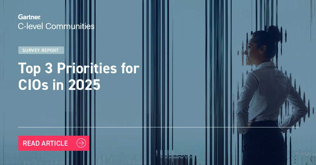 Top 3 Priorities for CIOs in 2025