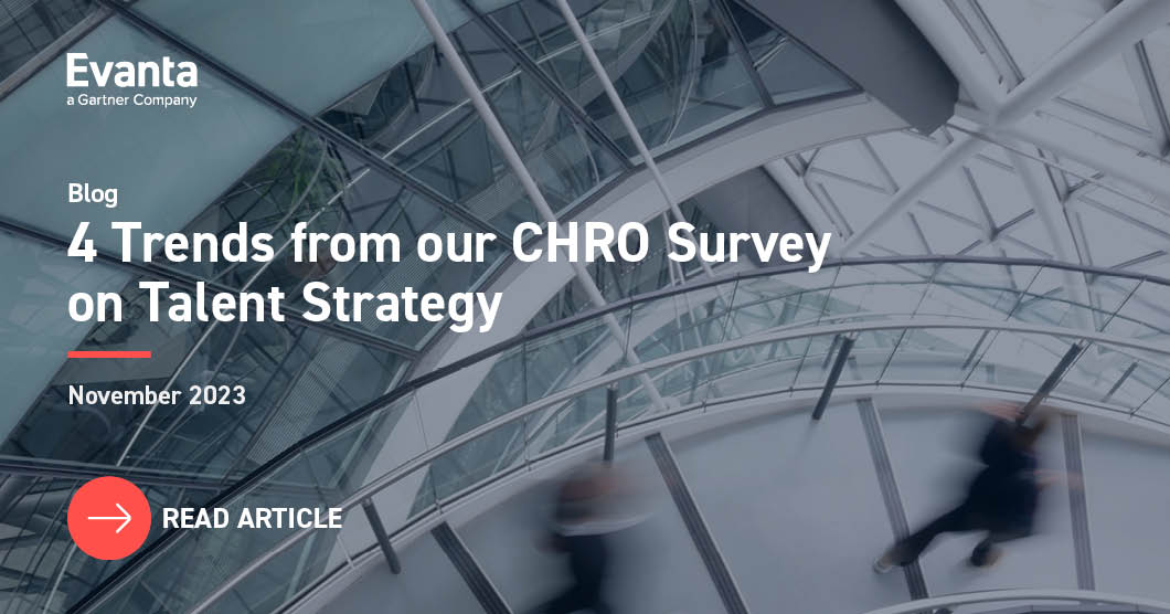 4 Trends from our CHRO Survey on Talent Strategy