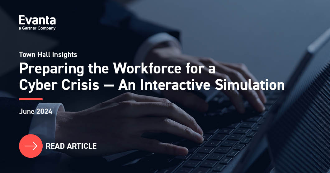 Preparing the Workforce for a Cyber Crisis — An Interactive Simulation