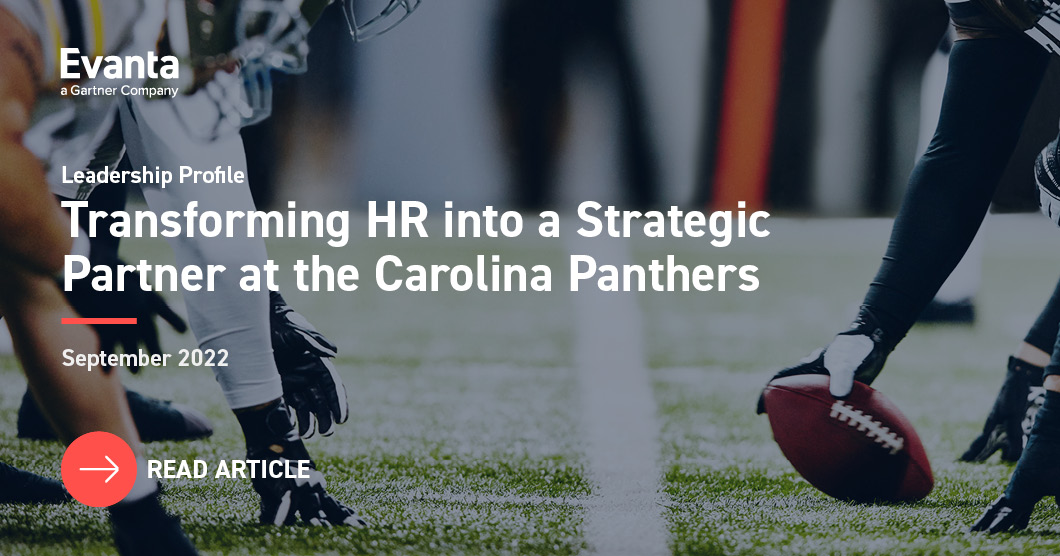 Transforming HR into a Strategic Partner at the Carolina Panthers