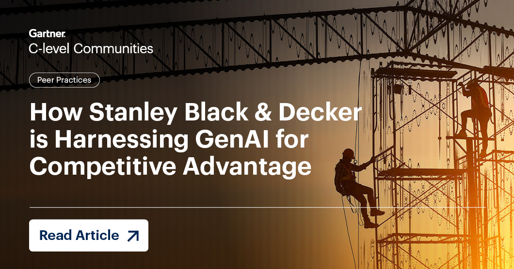 How Stanley Black & Decker is Harnessing GenAI for Competitive