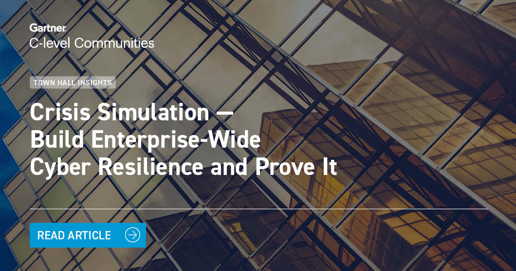 Crisis Simulation ― Build Enterprise-Wide Cyber Resilience and Prove It