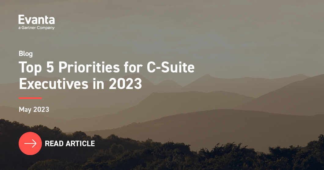 Top 5 Priorities for C-Suite Executives in 2023
