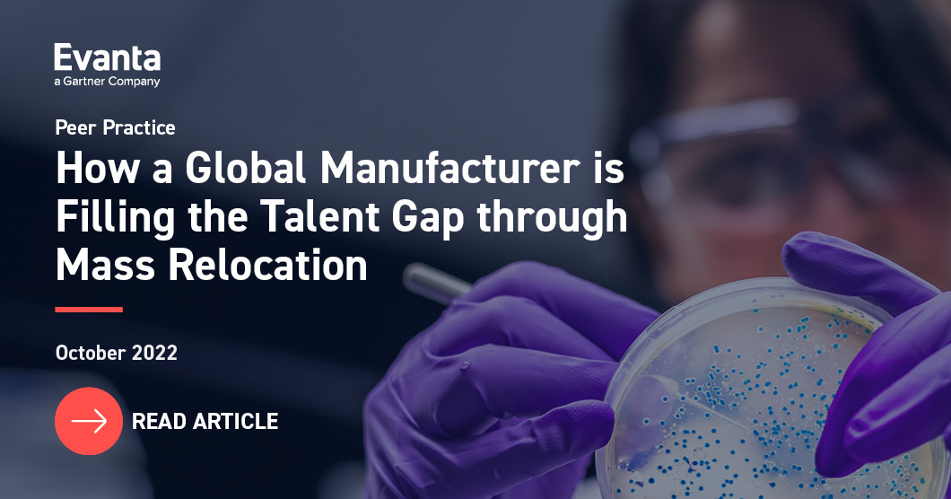 How a Global Manufacturer is Filling the Talent Gap through Mass Relocation