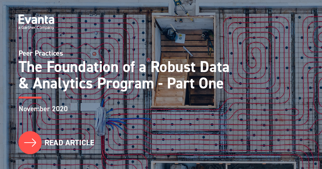 The Foundation of a Robust Data & Analytics Program - Part One