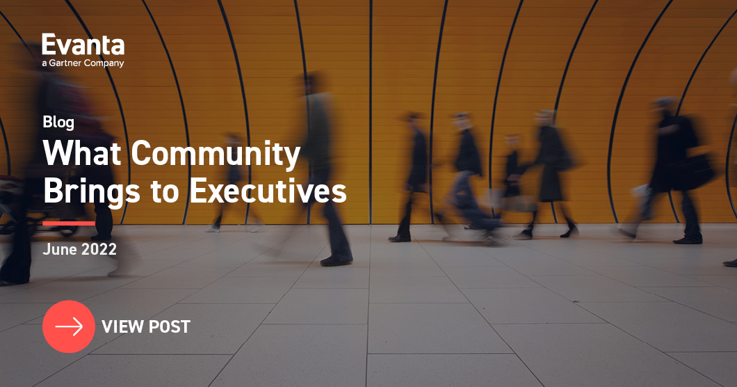 What Community Brings to Executives
