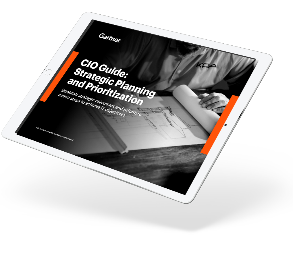 CIO's Guide - IT Strategic Planning & Prioritization | Gartner