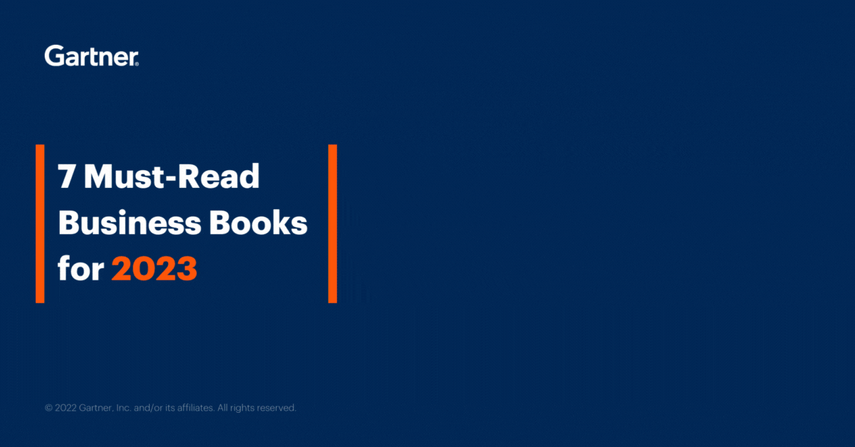 Top Must-Read Business Books for 2023 | Gartner