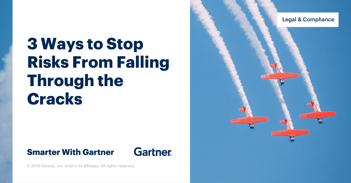 3 Ways to Stop Risks From Falling Through the Cracks