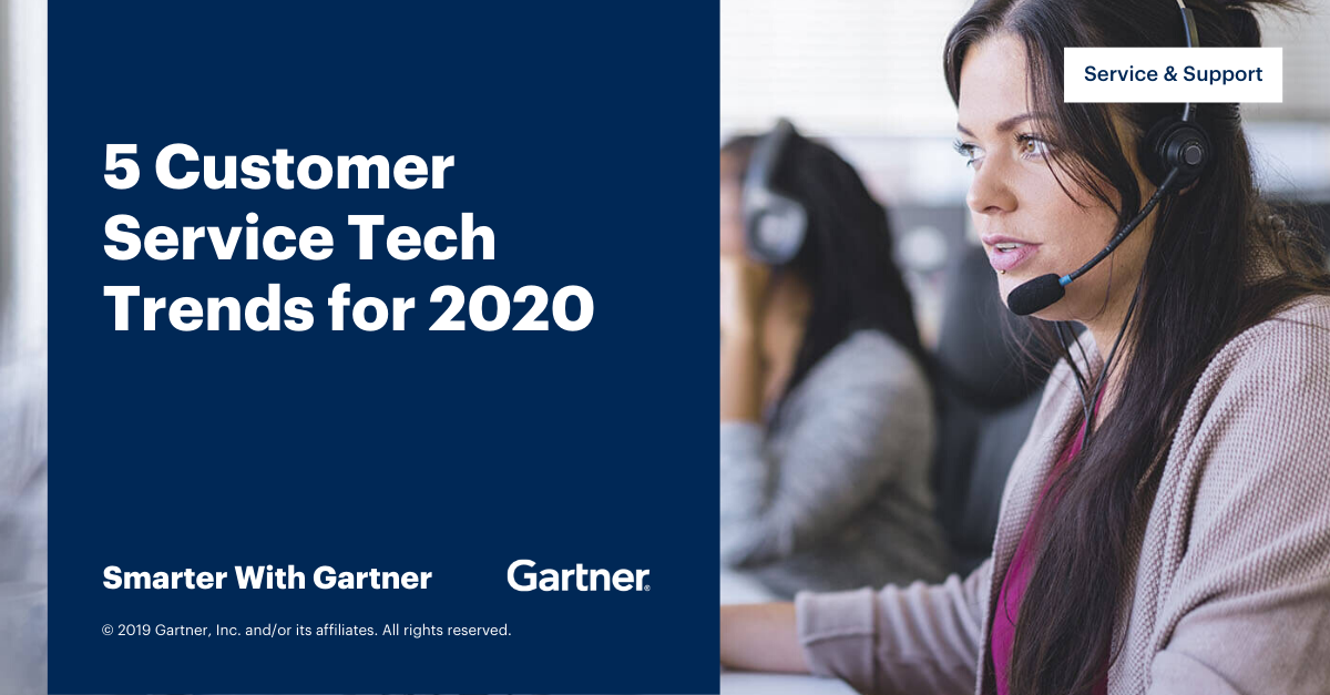 5 Customer Service Tech Trends for 2020