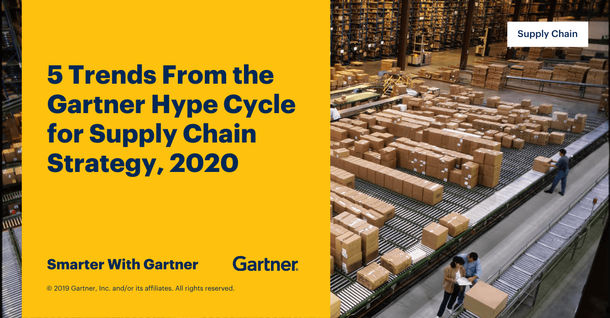5 Supply Chain Strategy Trends from the Gartner Hype Cycle, 2020