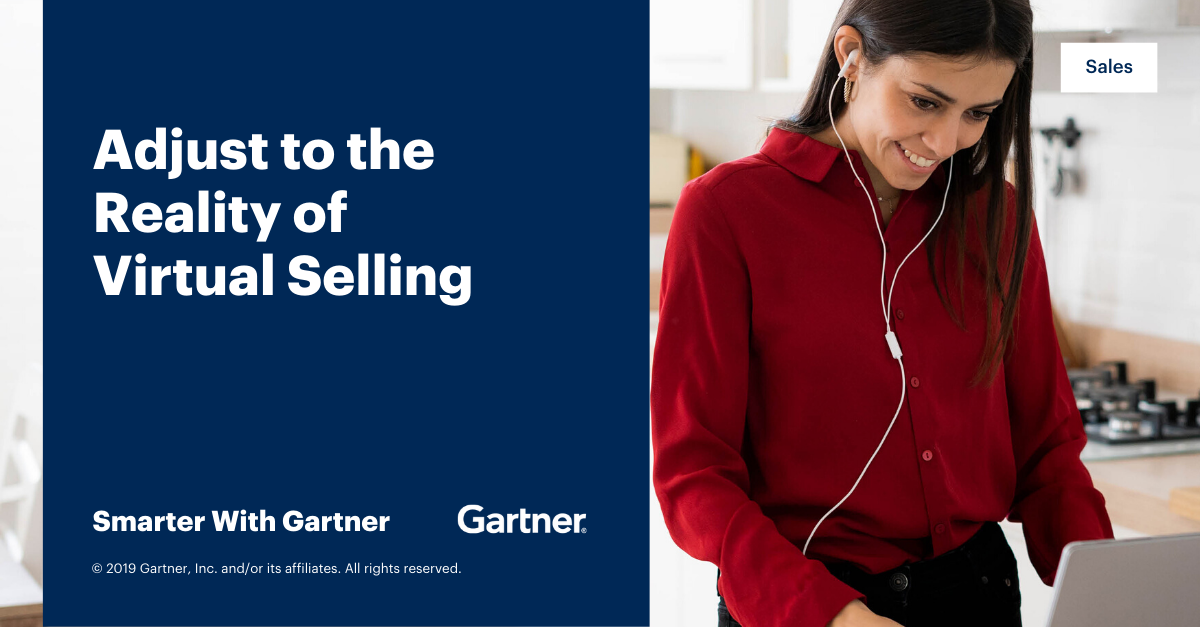 Adjust to the Reality of Virtual Selling