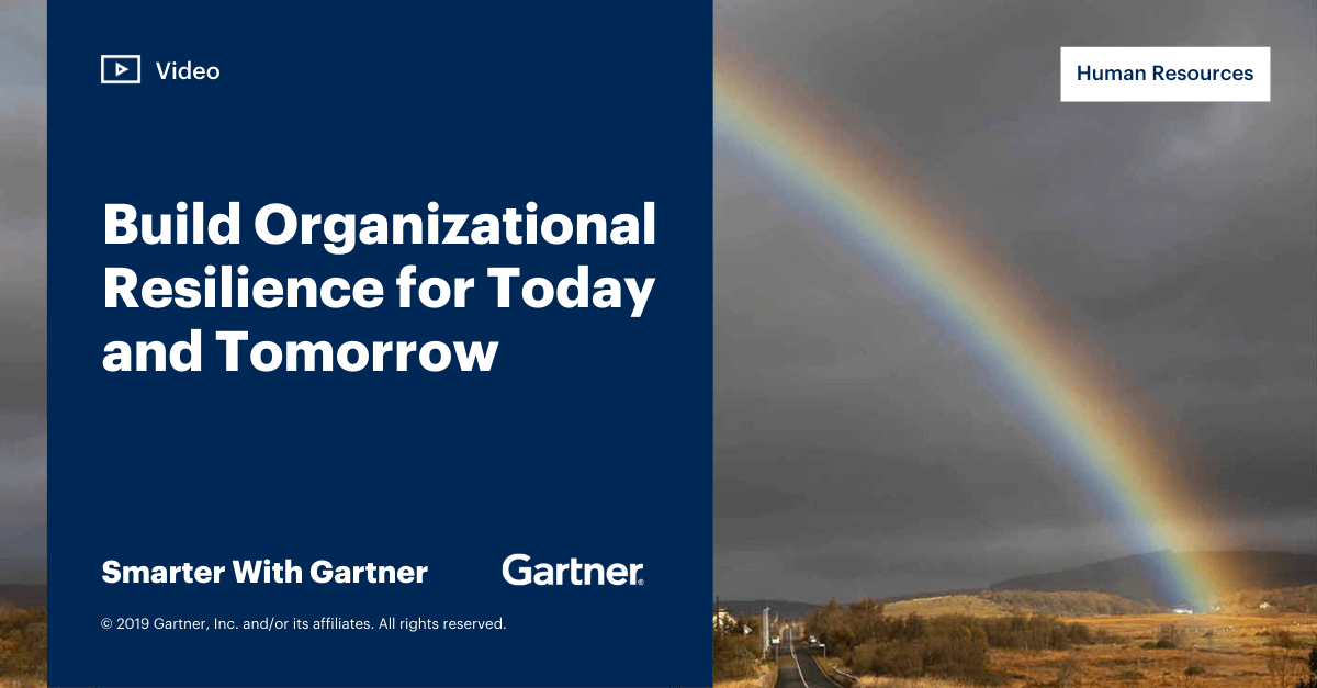 Resilience Not Efficiency Will Drive Organizations to Long-Term Success