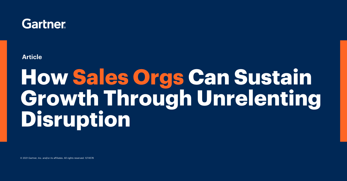 Sales Playbook for Growth Through Disruption