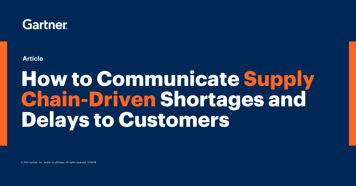 Supply Chain Customer Experience: How to Communicate a Delay