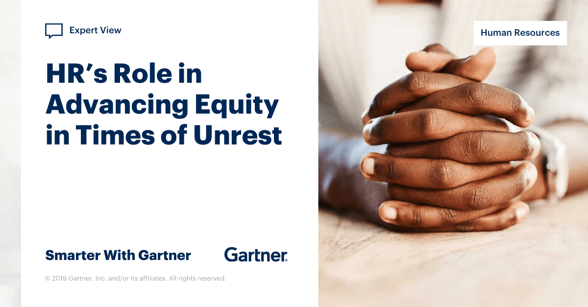 HR’s Role in Advancing Equity in Times of Unrest