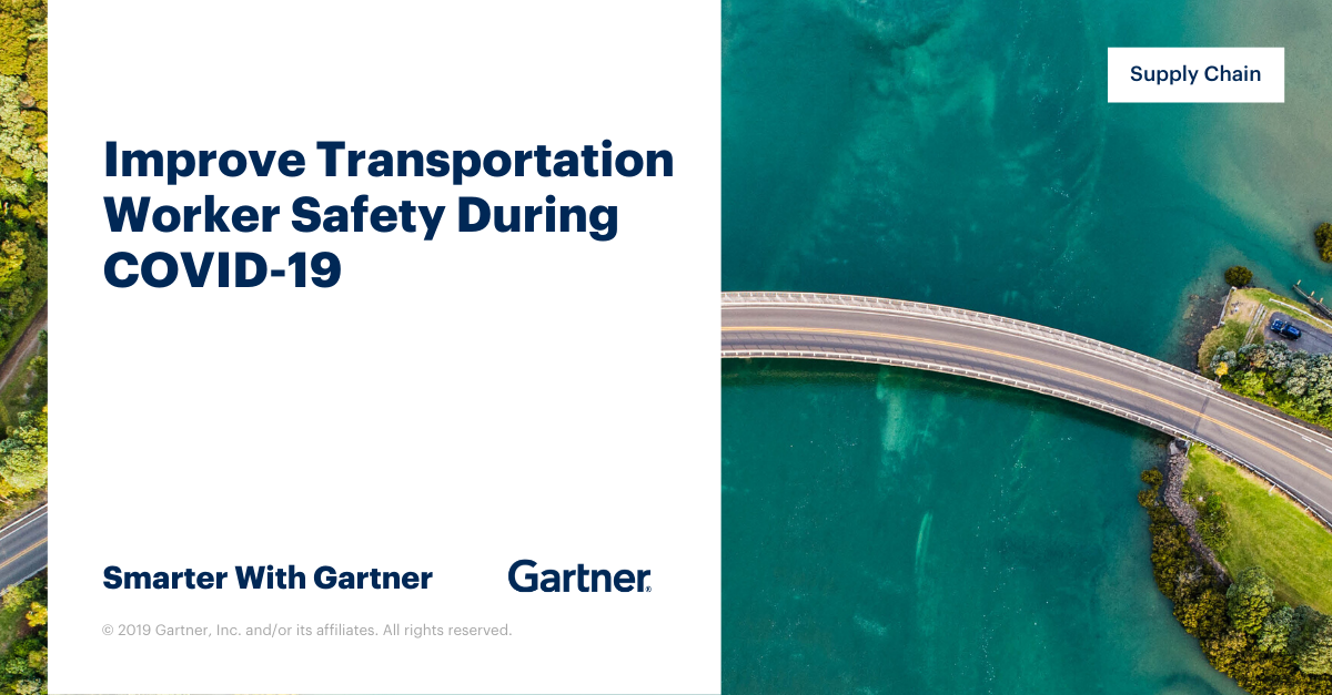 Improve Transportation Worker Safety During COVID-19