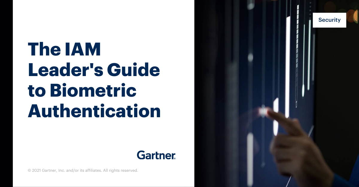 Guide to Biometric Authentication for Identity and Access Management ...