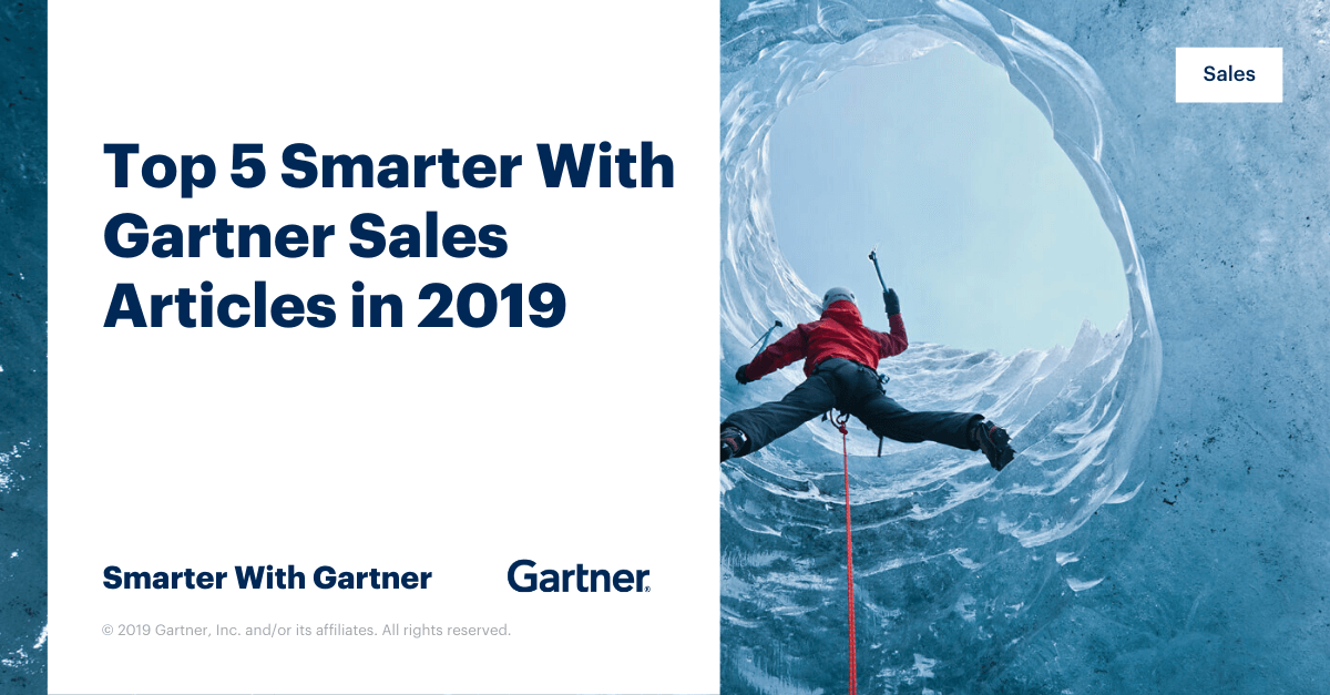Top 5 Sales Smarter With Gartner Articles in 2019