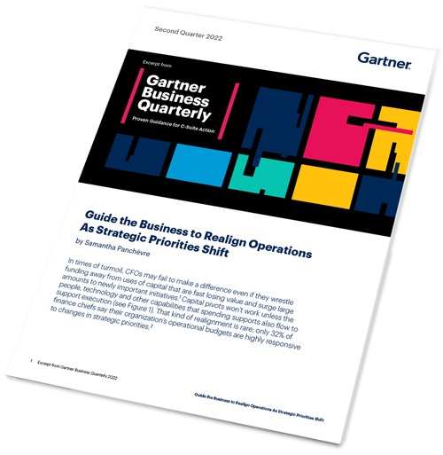 Realign Operations As Strategic Priorities Shift