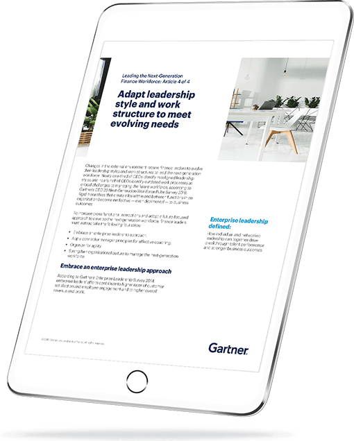 Adapt Leadership Style and Structure