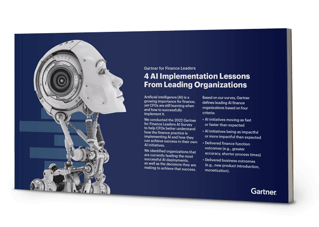 4 AI Implementation Lessons From Leading Organizations | Gartner
