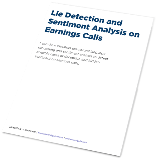 Preparing for Advanced Technologies on Earnings Calls