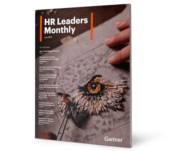 HR Leaders Monthly Magazine: July 2021 | Gartner