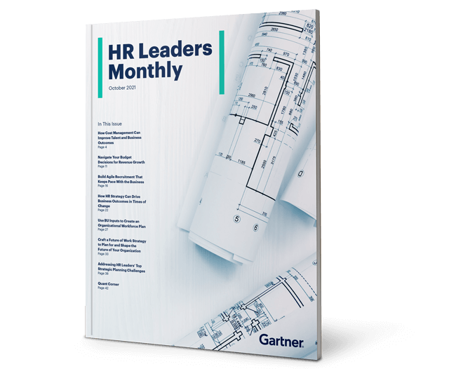 HR Leaders Monthly Magazine: October 2021 | Gartner