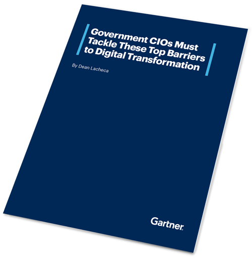 Top Barriers to Government Digital Transformation | Gartner