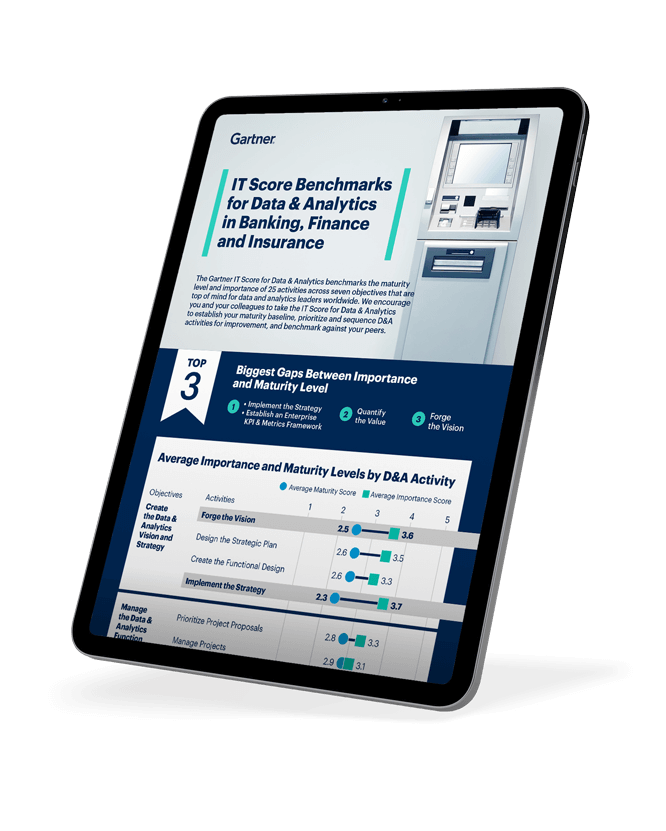 IT Score for Data and Analytics Benchmarks for Banking