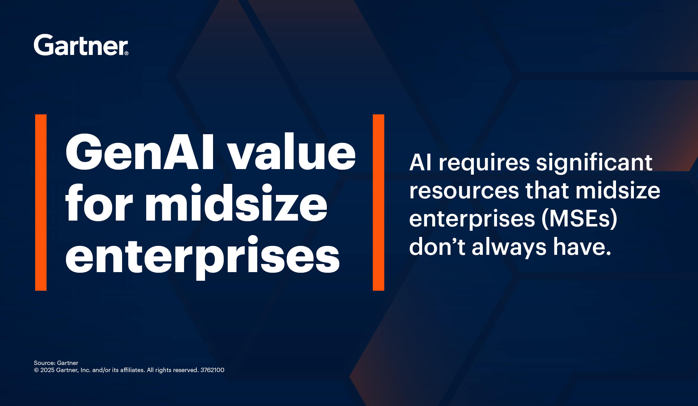 3 Categories of GenAI Value for Midsize Enterprises | Gartner