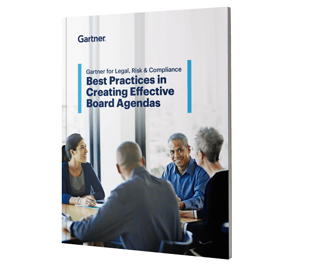 Best Practices in Creating Effective Board Agendas | Gartner