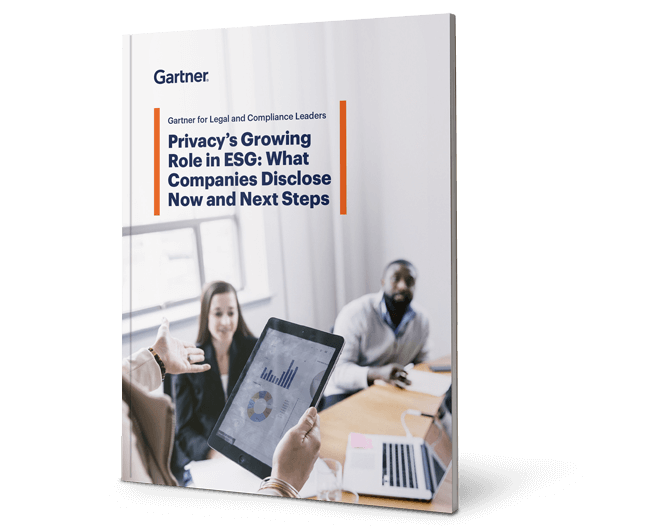 Privacy’s Growing Role in ESG: What Companies Disclose Now and Next Steps