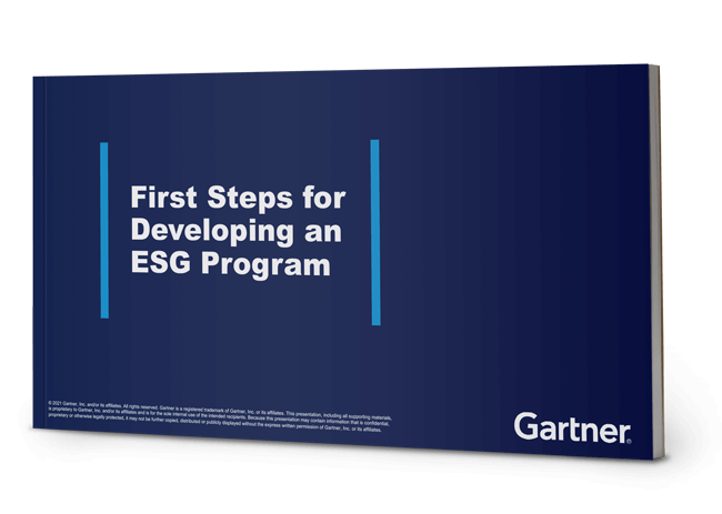 First Steps for Developing an ESG Program
