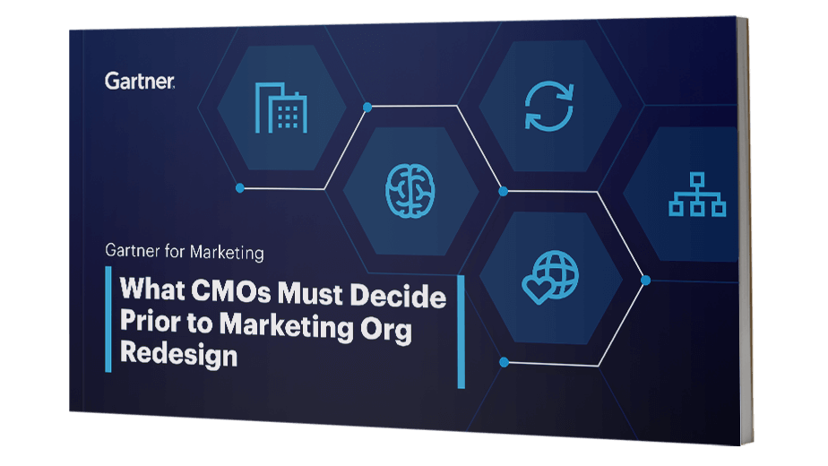 Marketing Organization Redesign for CMOs