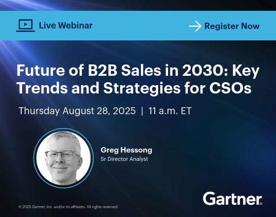 Gartner for Sales Leaders