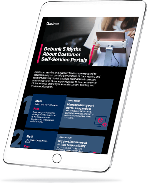 Five Myths About Customer Self-Service Portals