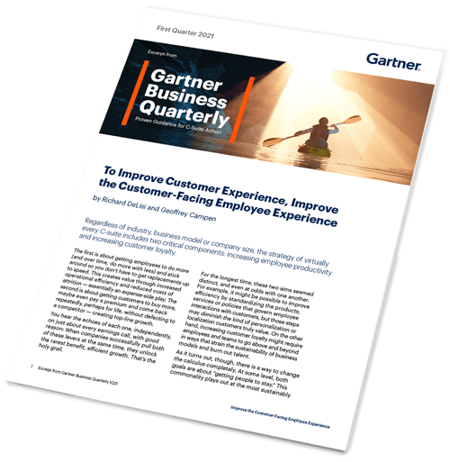 Improve the Customer-Facing Employee Experience