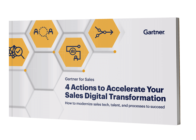 Sales Digital Transformation Acceleration Guide | Gartner