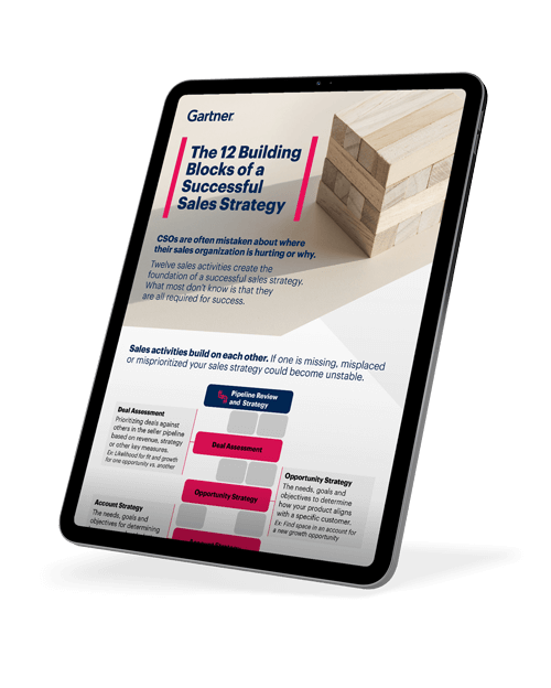12 Building Blocks of a Successful Sales Strategy | Gartner